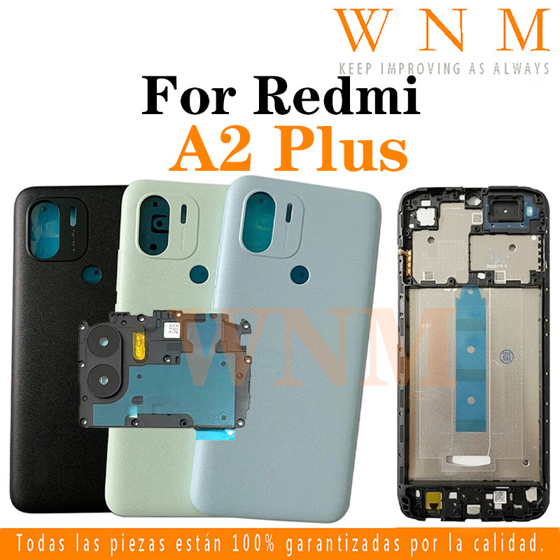 For Redmi A2 Plus LCD Front Frame Bezel Back Battery Cover + Middle ...