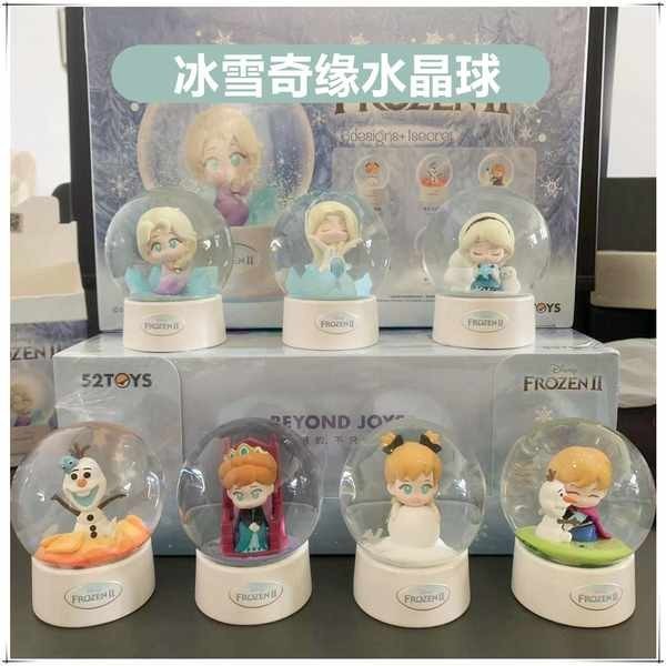 Genuine 52toys Disney Princess Frozen Crystal Ball Series Mystery Box ...