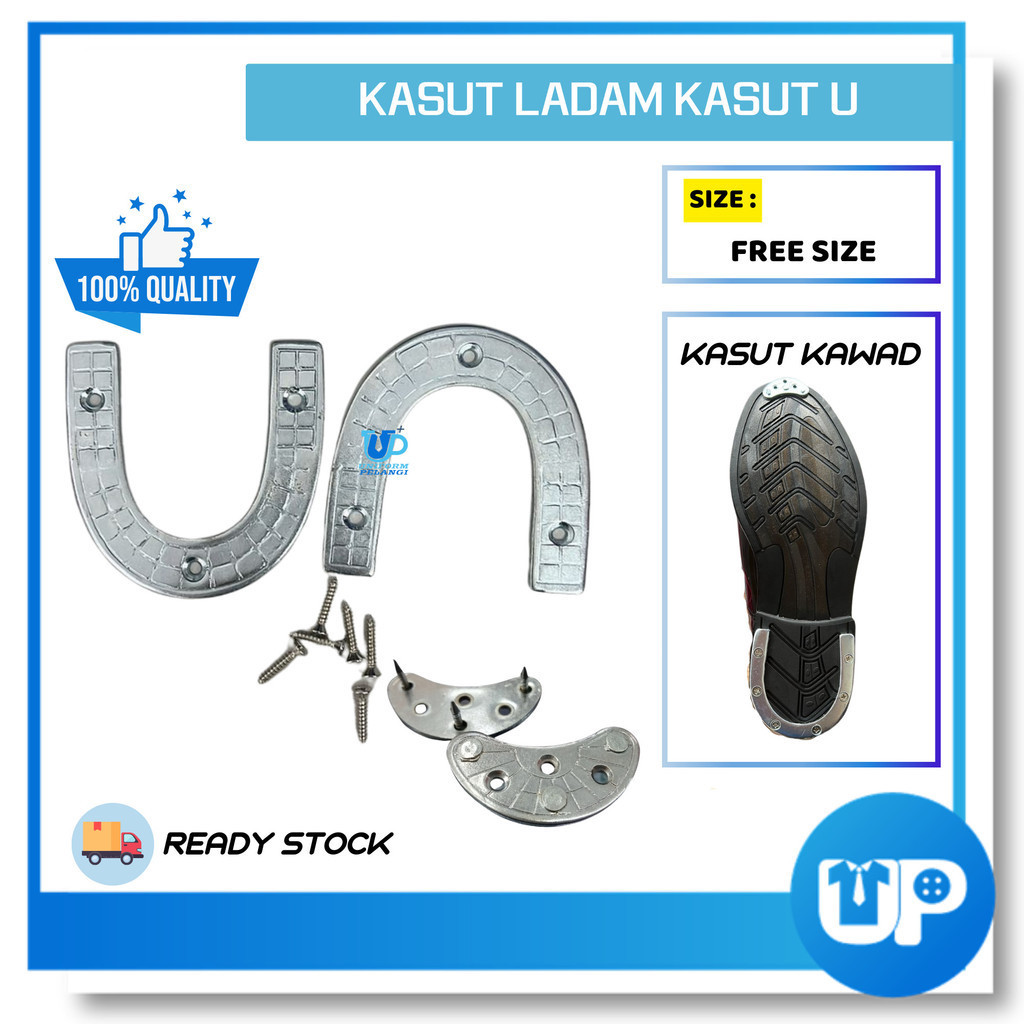 Kasut Ladam Horse Shoe U Shape Ladam Besi Kasut Boot untuk Kawad Ladam Depan Kasut Potong Ladam ...
