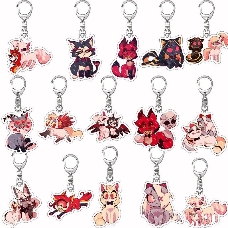 【Customized】Hazbin Hotel Alastor Anime Surrounding Acrylic Keychain ...