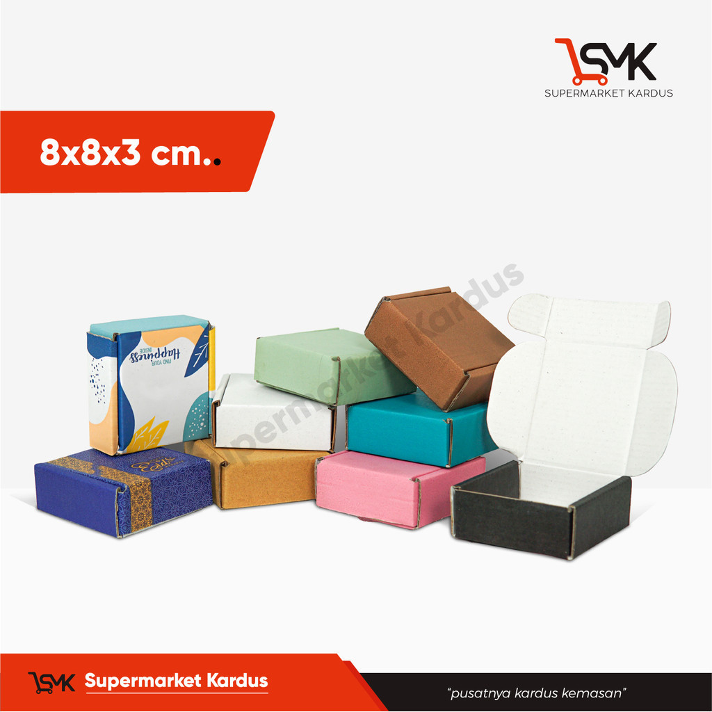 Box 8X8X3 cm Cardboard/mini Cardboard/small Cardboard/small Box/carton ...