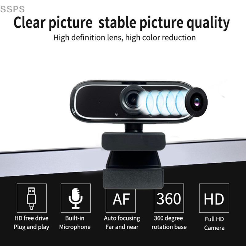 [SSPS] USB Webcam 1080P Webcam 4k Video Conference Web Camera USB Web ...
