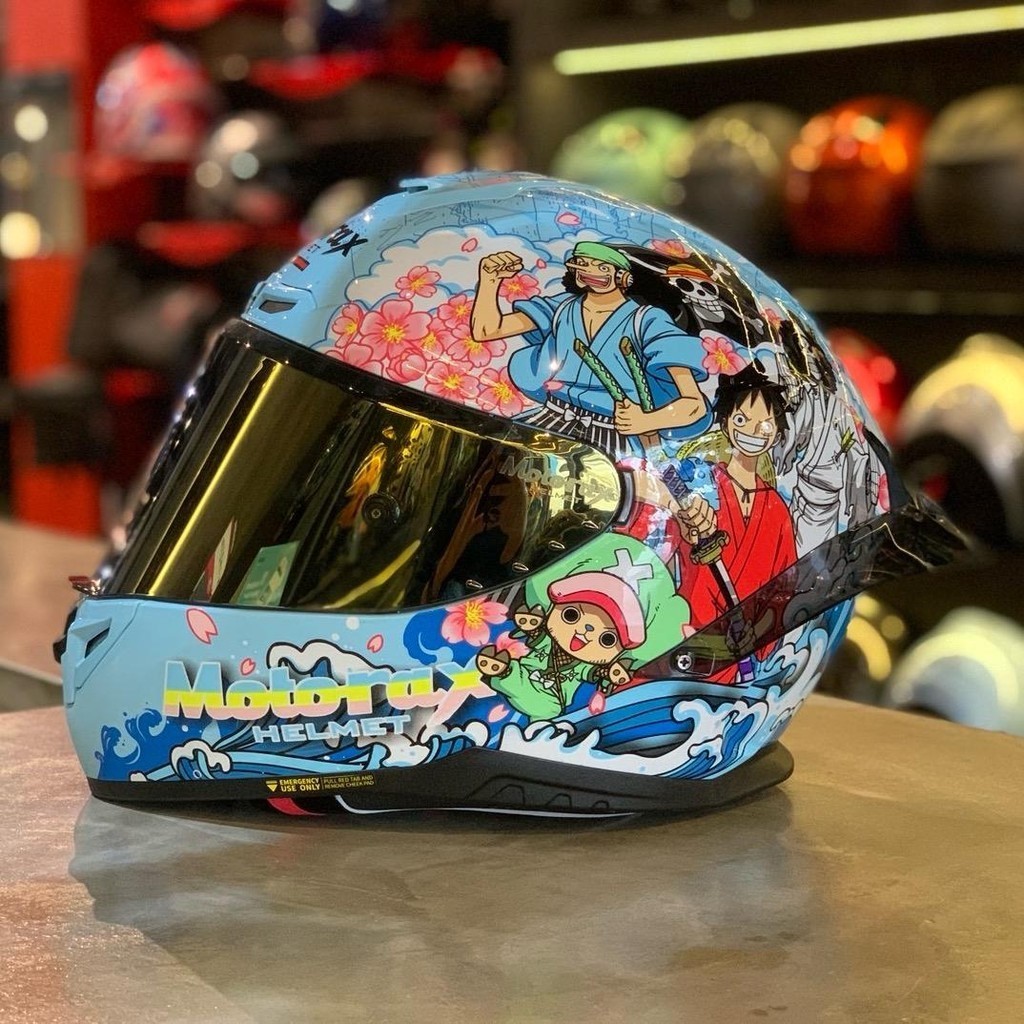Original Motorax R50S One Piece TOEI ANIMATION Full Face Helmet ...