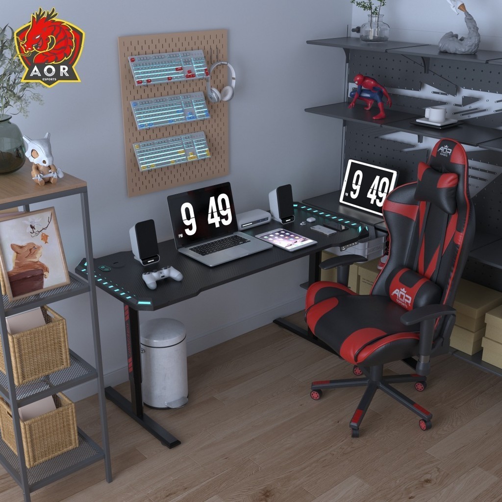 E-Sports Computer Desk Household Electric Lifting Table Standing ...