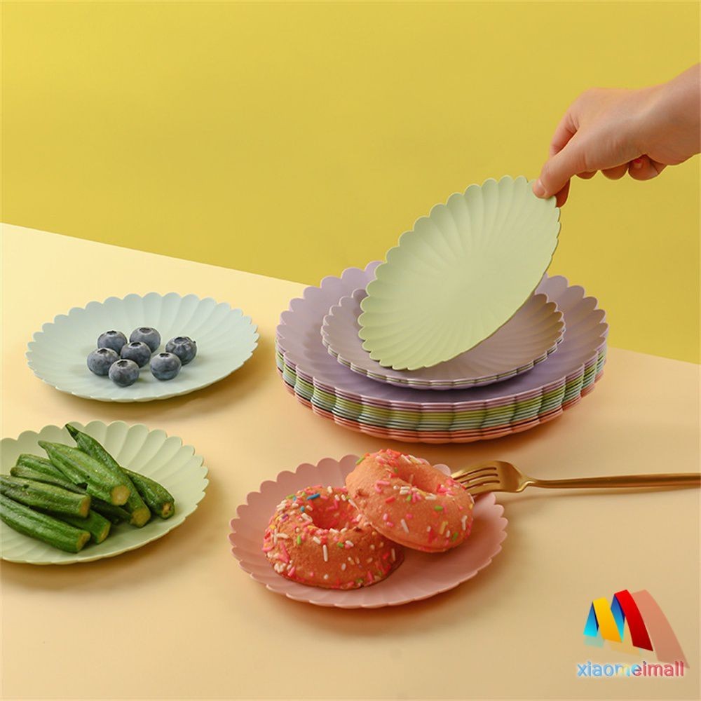 Plastic Dim Sum Cake Plate Dining Table Pitting Bone Plate Snack Plate ...