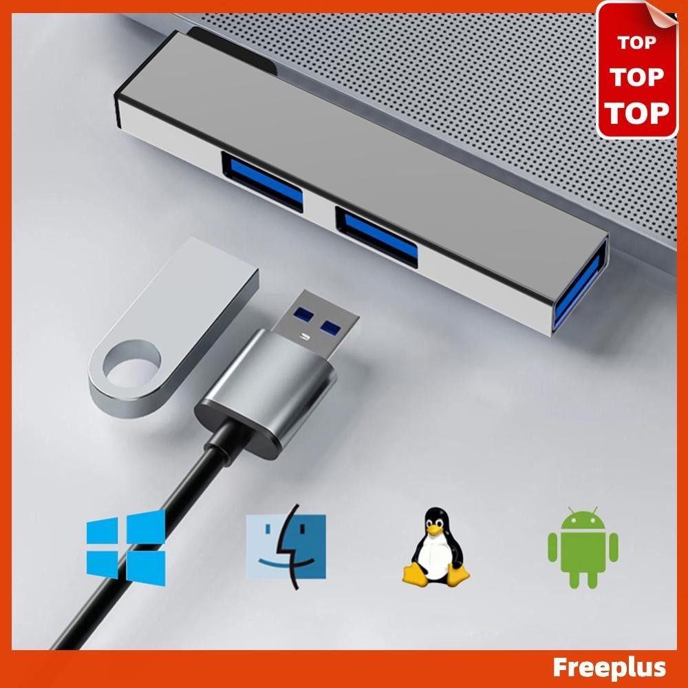 3 in 1 USB HUB Type C HUB OTG Expansion Dock for PC Laptop(Silver USB ...