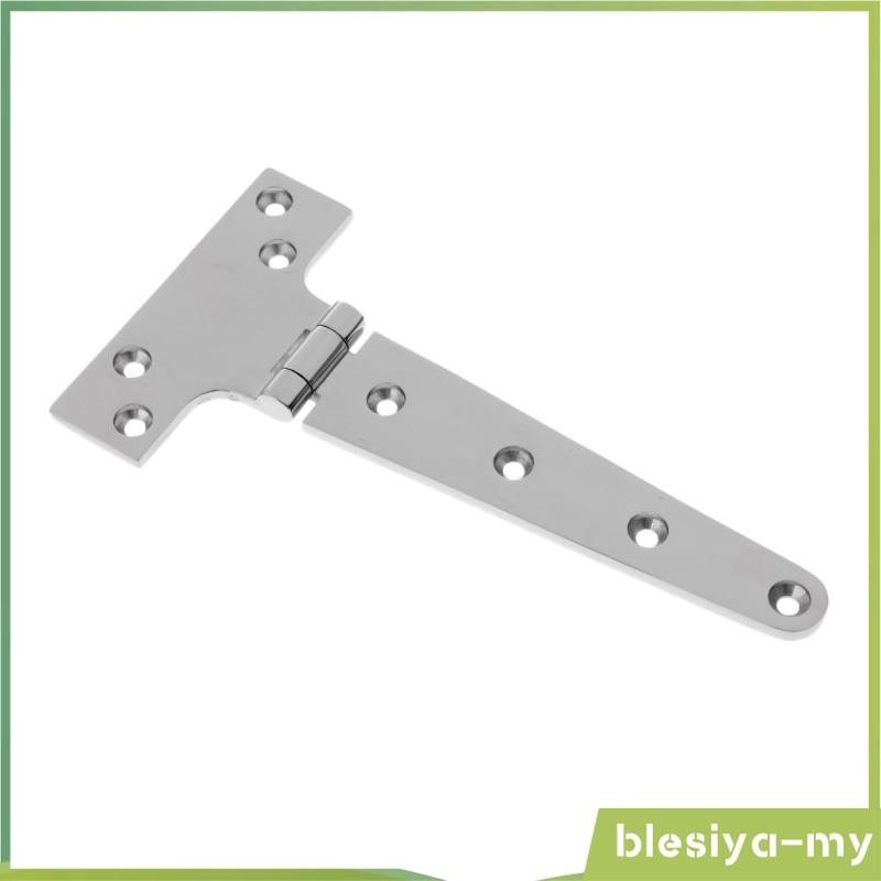 [BlesiyaMY] 4" Stainless Steel Triangle Tee Hinge Shed Door Garden ...