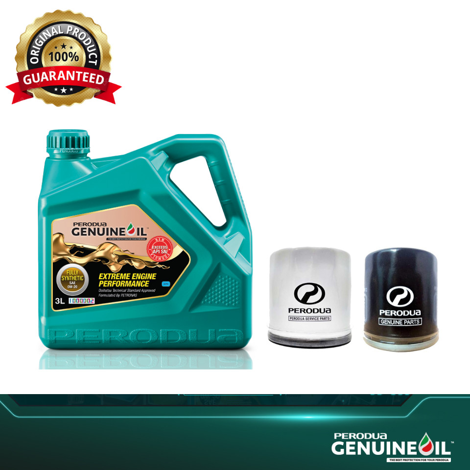 70011015 Perodua 0W20 API SN fully synthetic engine oil (3 liter ...