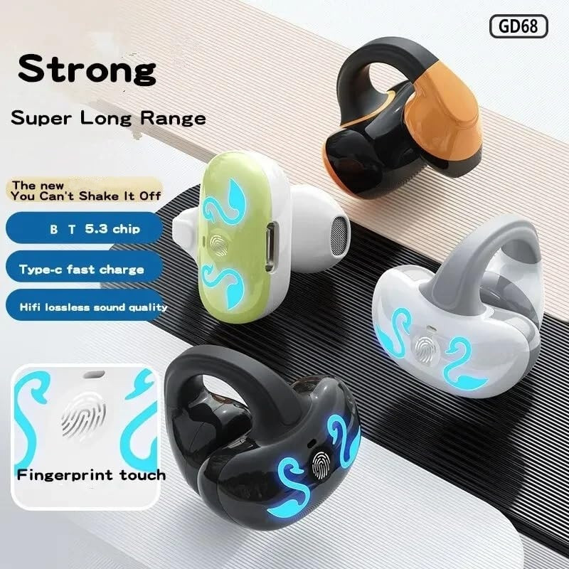 Original GD68/GD28 TWS Open Ear Clip Air Bone Conduction Headphones ...