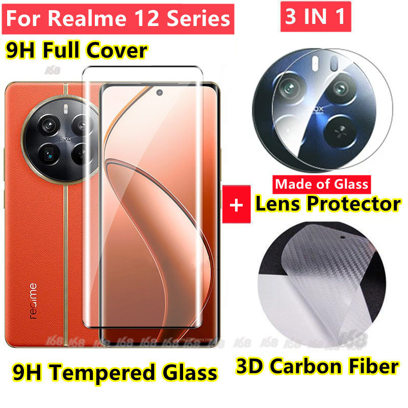 Realme 12 Pro Tempered Realme 12 Pro Plus Screen Protector Camera Lens ...