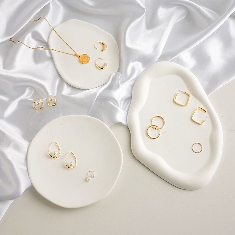 Manicure Photo Props ins Style Plaster Tray Influencer Storage Plate ...