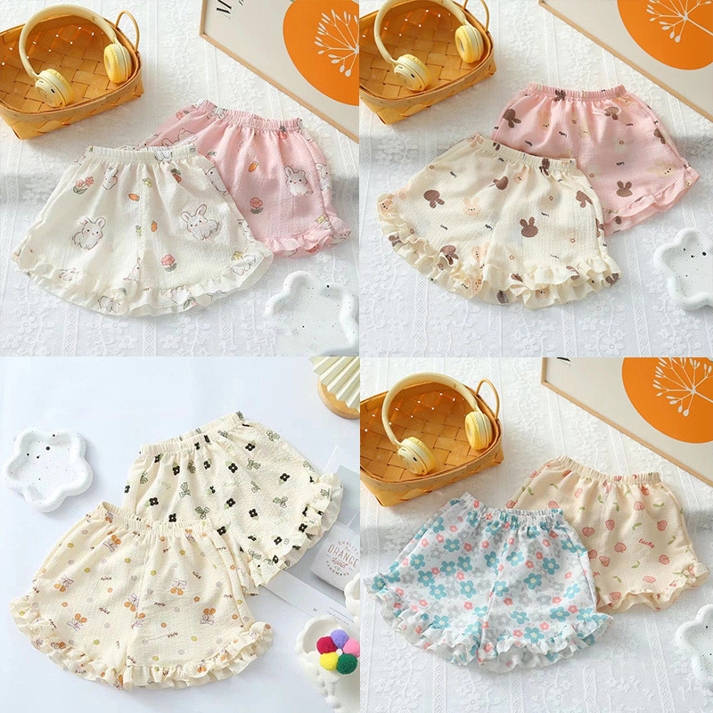 1-5 Years Baby Girls Summer Thin Soft Short Pants Kids Cute Miffy ...