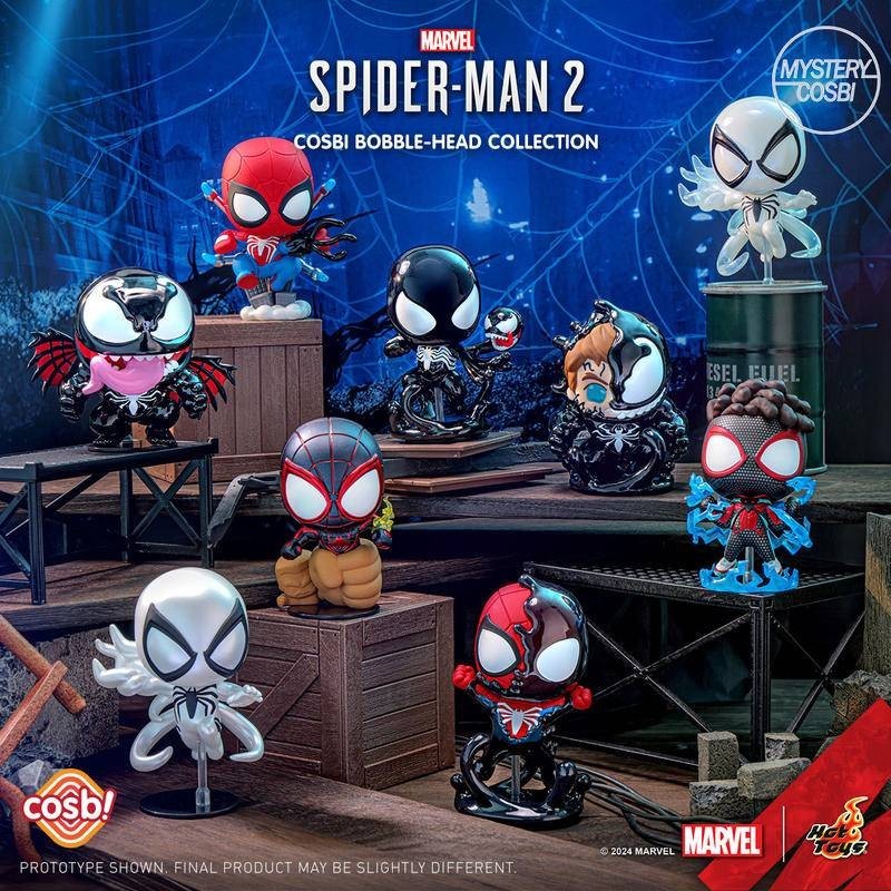Marvel Spider-Man 2 Spider-Man Venom COSBI blind box mini action figure ...