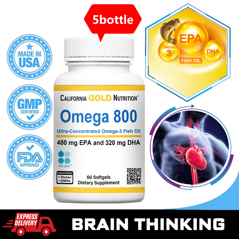 Omega-800 Fish Oil Supplements May Improve Brain Focus and Boost Heart ...