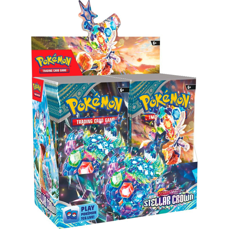 Pokémon TCG: Scarlet & Violet-Stellar Crown Booster Display Box (36 Packs) | Shopee Malaysia