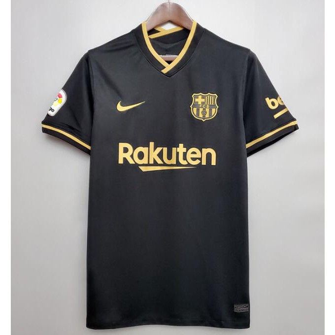 2020-2021 Barcelona Away Jersey Men Black Football Jersey Soccer Jersey ...