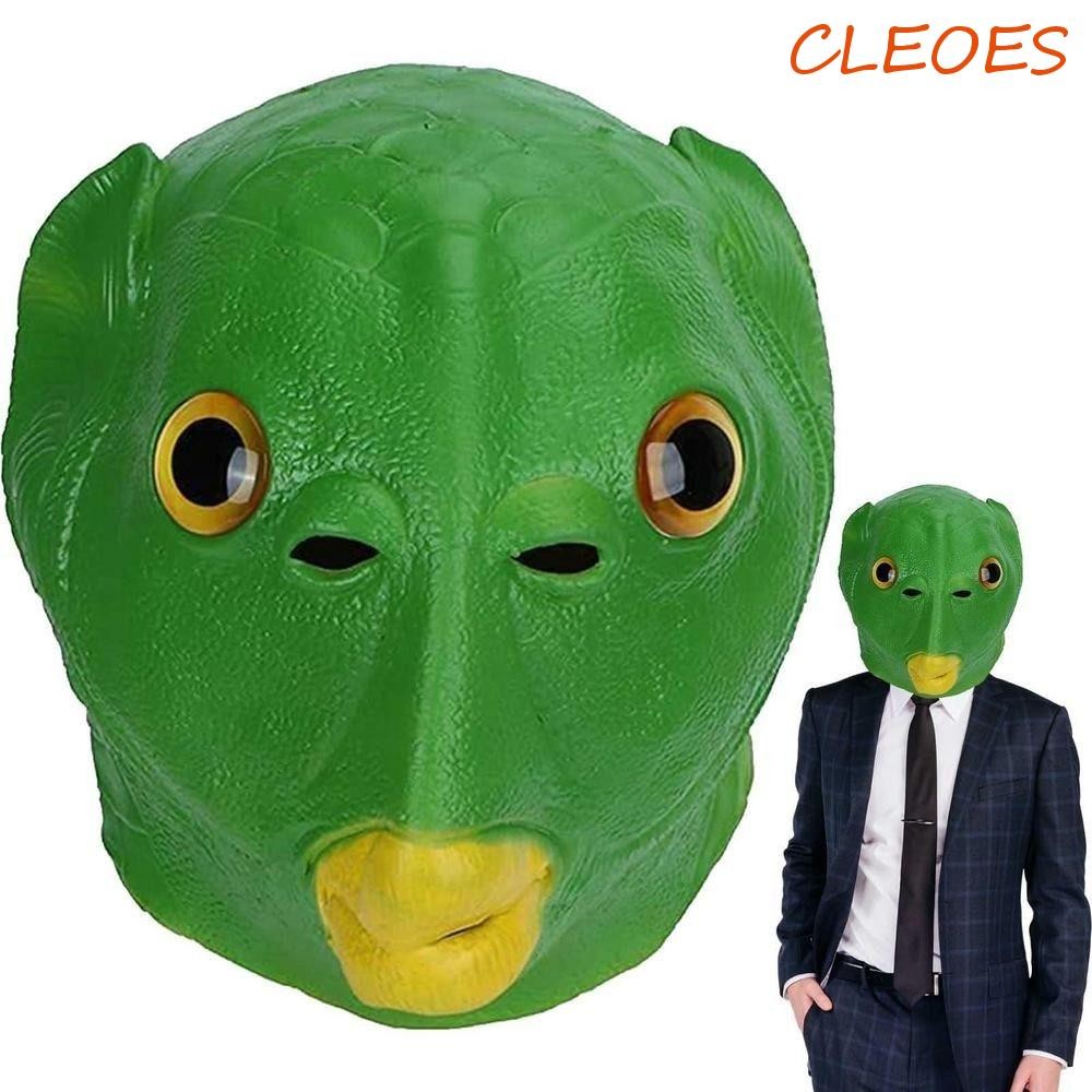CLEOES Fish Head Mask Toy Carnival Party Toys Gifts Funny Toy Fancy ...