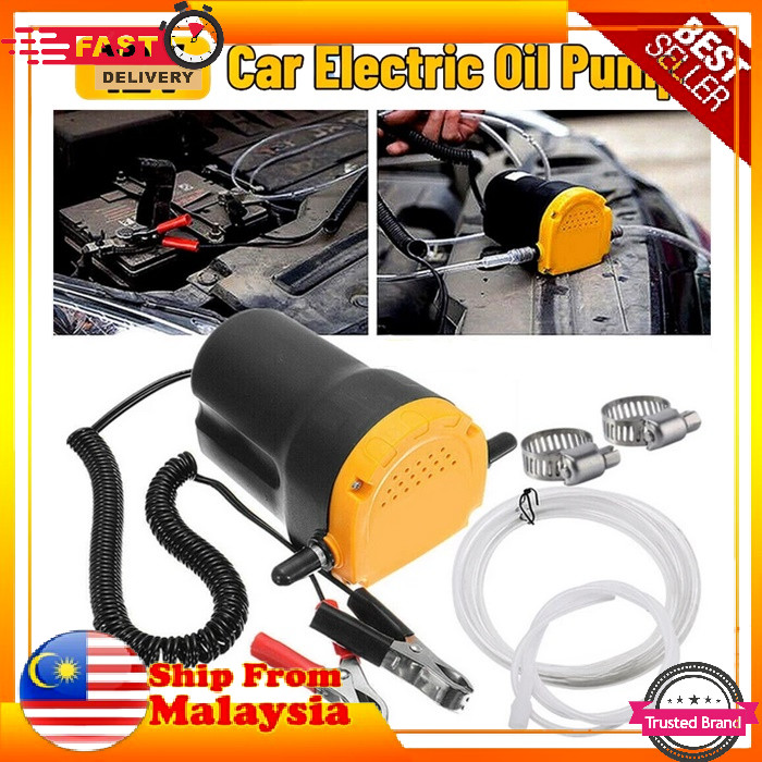 12V Electric Car Engine Oil Pump,Oil|Diesel Fluid Extractor,Fuel Transfer PumplBoat Pam Minyak ...