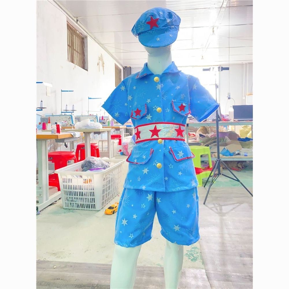 Children Little Red Army Performance Costume Western Style Student ...
