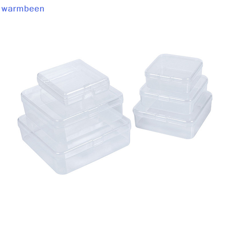 (warmbeen) New Transparent Plastic Storage Box Photocards Small Card ...