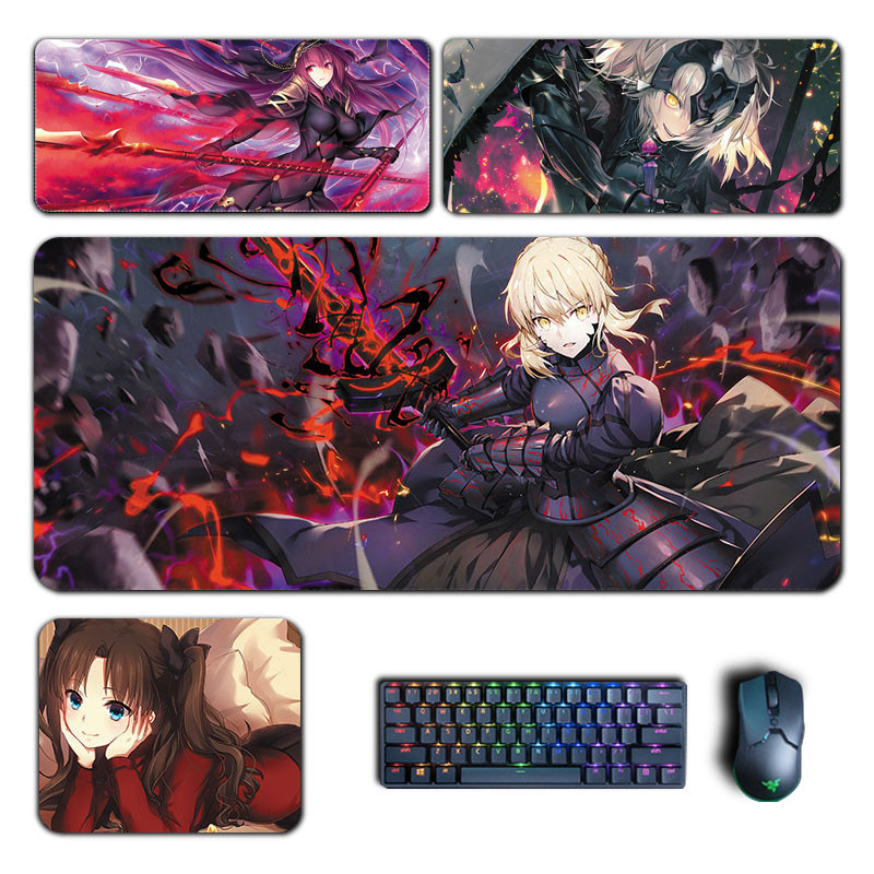 Fate Stay Night Mouse Pad Anime Grand Order Saber Toosaka Rin Ruler ...