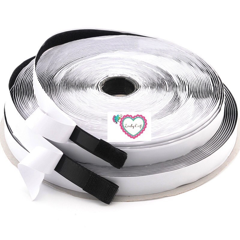 Glued Velcro Tape / Glued Magic Tape / Glued Loop & Hook / Pita Pelekat ...