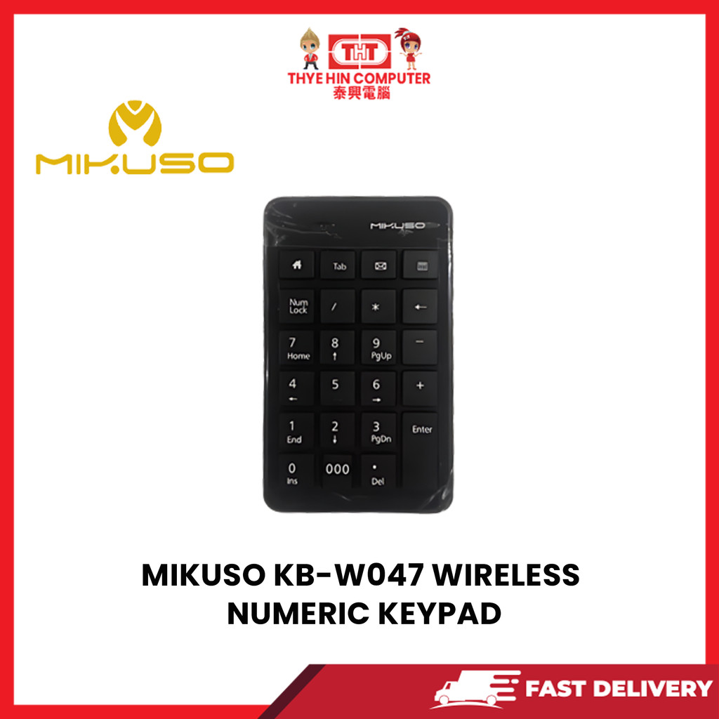 MIKUSO KB-W047 WIRELESS NUMERIC KEYPAD | Shopee Malaysia