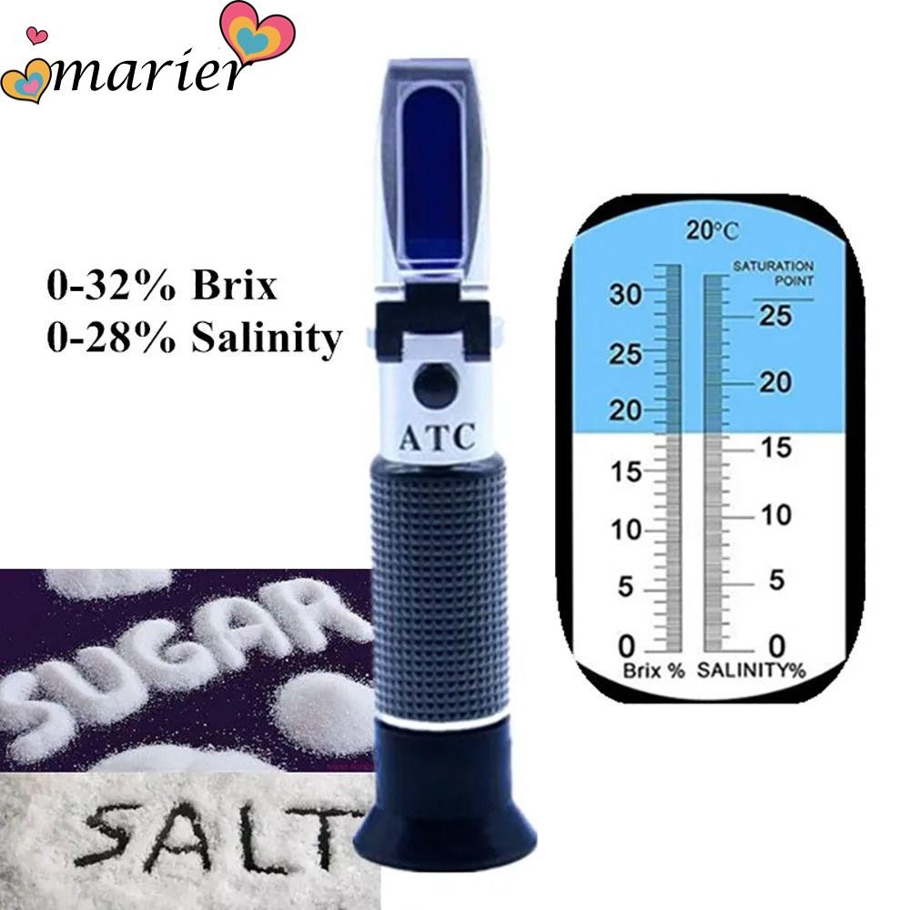 MARIER Seawater Salinometer, Handheld Universal Salinity Refractometer ...