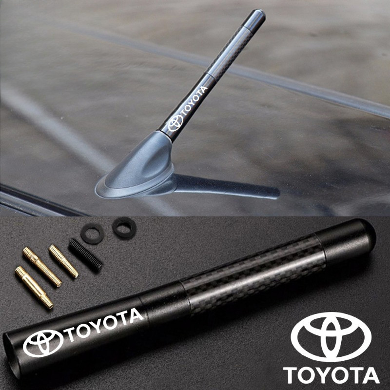 Car Roof Antenna Carbon Fiber Radio Antenna for Toyota Camry Corolla ...