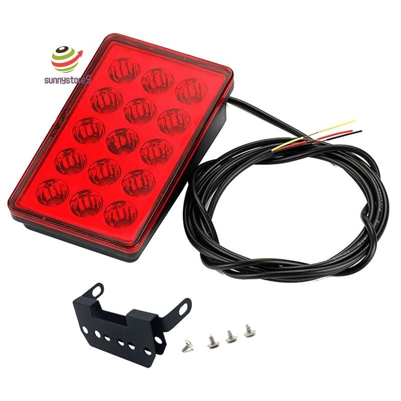 LED Car Brake Light 15LED F1 Style Universal Shell Pilot Light Car Rear ...