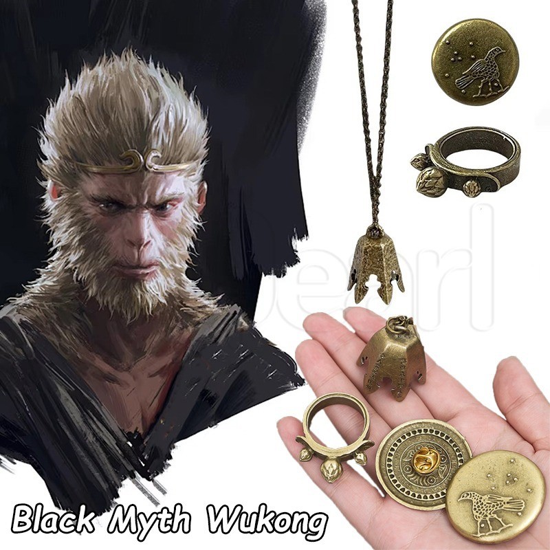 Black Myth Wukong Game Rings - Goku Game Related Alloy Products ...