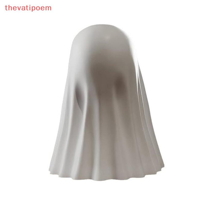 [thevatipoem] Middle Finger Cute Ghost Statue, Ghosts Small Scary Ghost ...