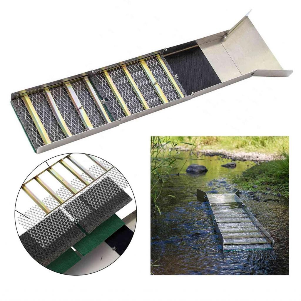 Sinhopsa Folding Gold Sluice Box Aluminum Alloy Portable Mining Chute ...