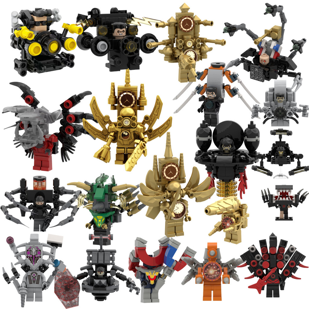 Skibidi Mini Building Blocks toys for kids children gift bricks ...