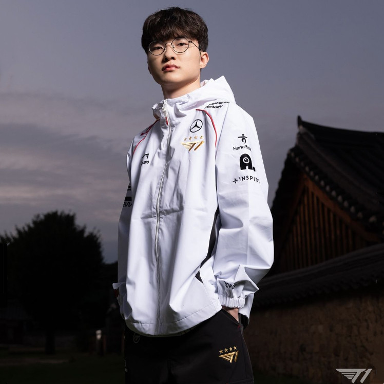 【Exclusive Sale】2024 T1 LOL S14 Worlds Five-Star Jacket “Faker” Same Esports Uniform Jersey ...