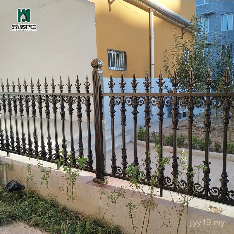 Pagar pelindung seni aluminium vila pagar pelindung dinding halaman ...