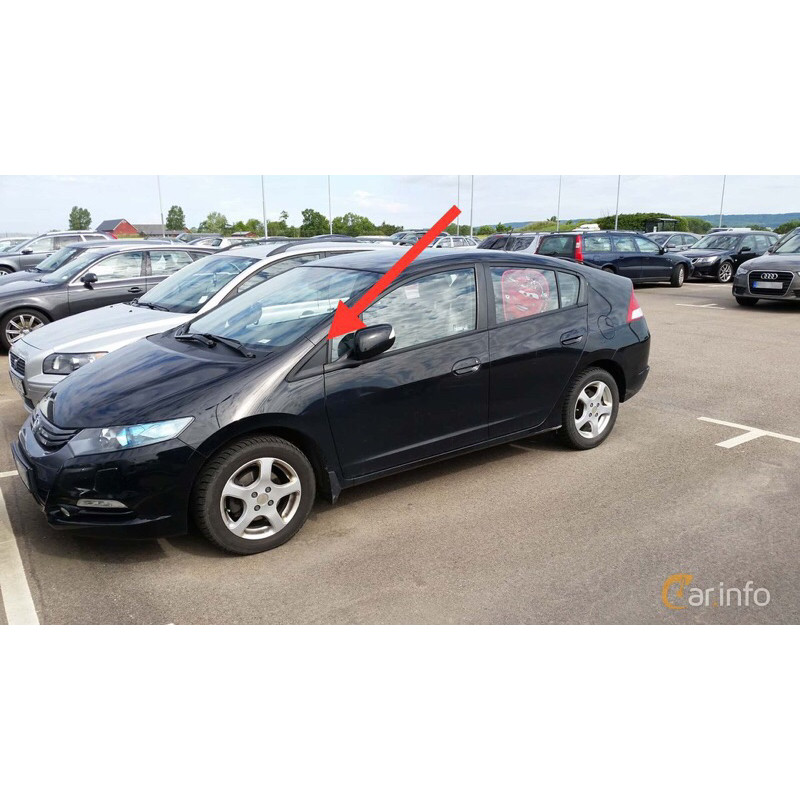 Honda Insight ZE2 ZE3 TM8 Door Side Mirror End Cover Front Delta Cover ...