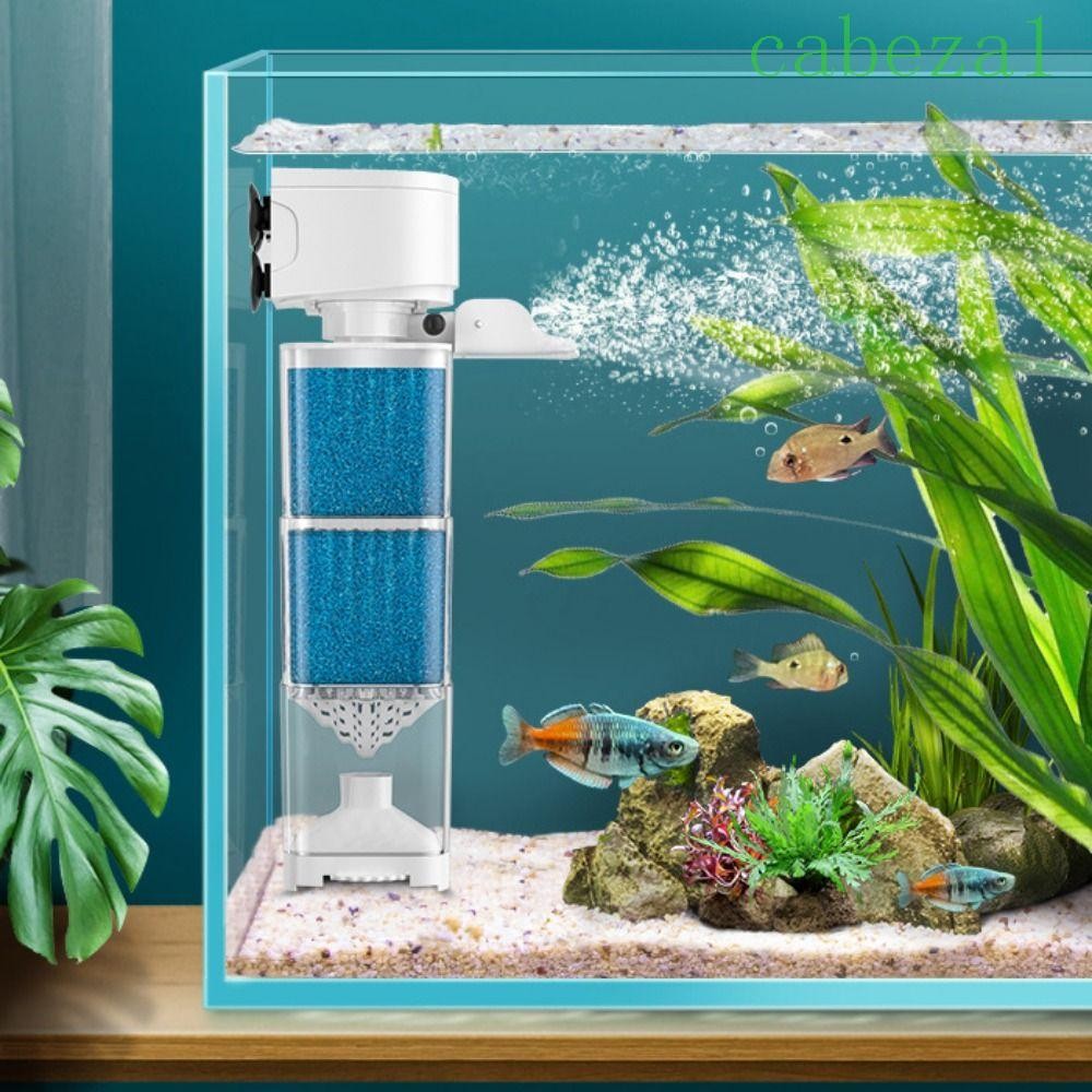 CABEZA Water Purification, Mute Plastic Fish Tank Submersible Filter ...