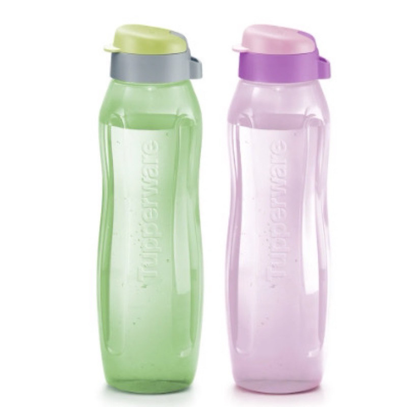 Tupperware Slim Eco Bottle 1l Set Shopee Malaysia