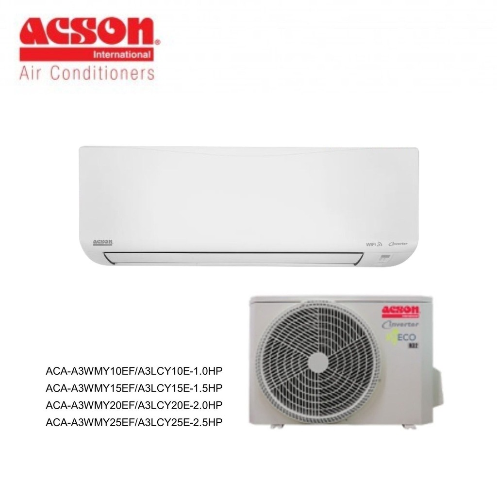 Acson 1HP Viento Inverter R32 WiFi Air Conditioner | Shopee Malaysia