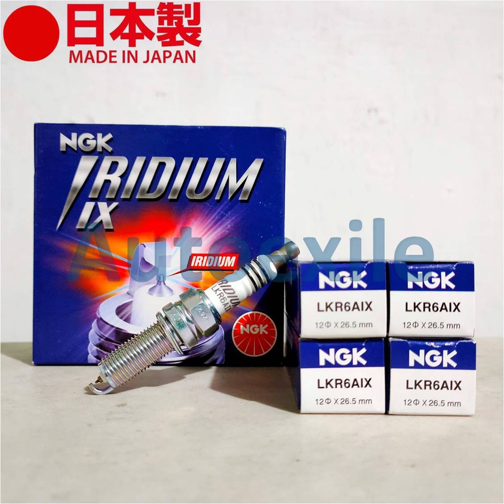 Ngk IRIDIUM IX LKR6AIX Car Spark Plug Made in Japan Agya Ayla 1000cc Wigo Sigra Hi Max Pick Up ...