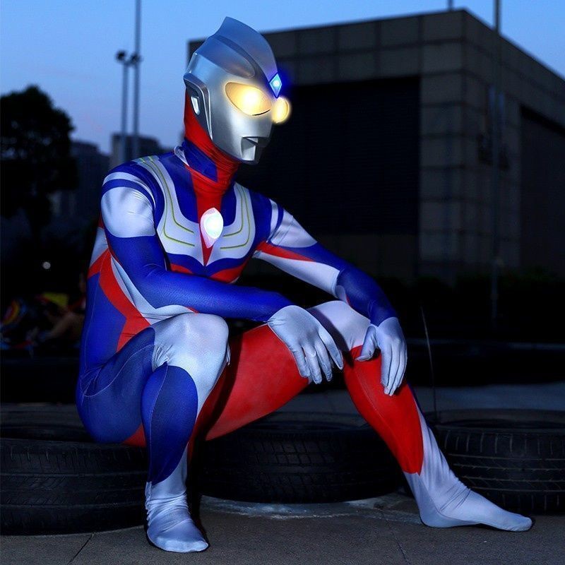 Cyro Ultraman clothing Dega cos clothing Children Adult Bodysuit Boy ...