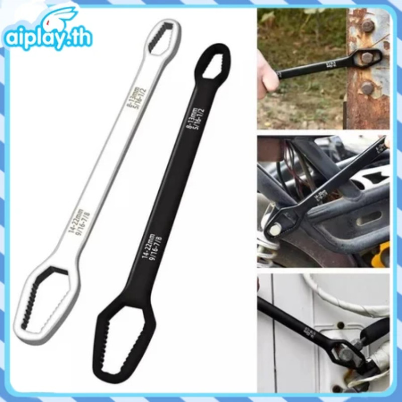 Universal Wrench 8-22mm. Block Screw 15in1 Open Mouth Hexagon Nut Side ...