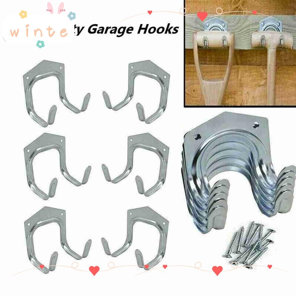 WINTE 5/10pcs Garage Storage Hooks Useful Warehouse Hook Organizer Rack ...