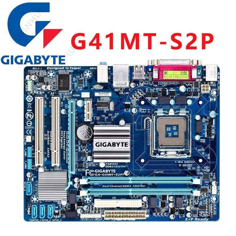 Original disassembly Gigabyte GA-G41MT-S2PT 775-pin motherboard DDR3 ...