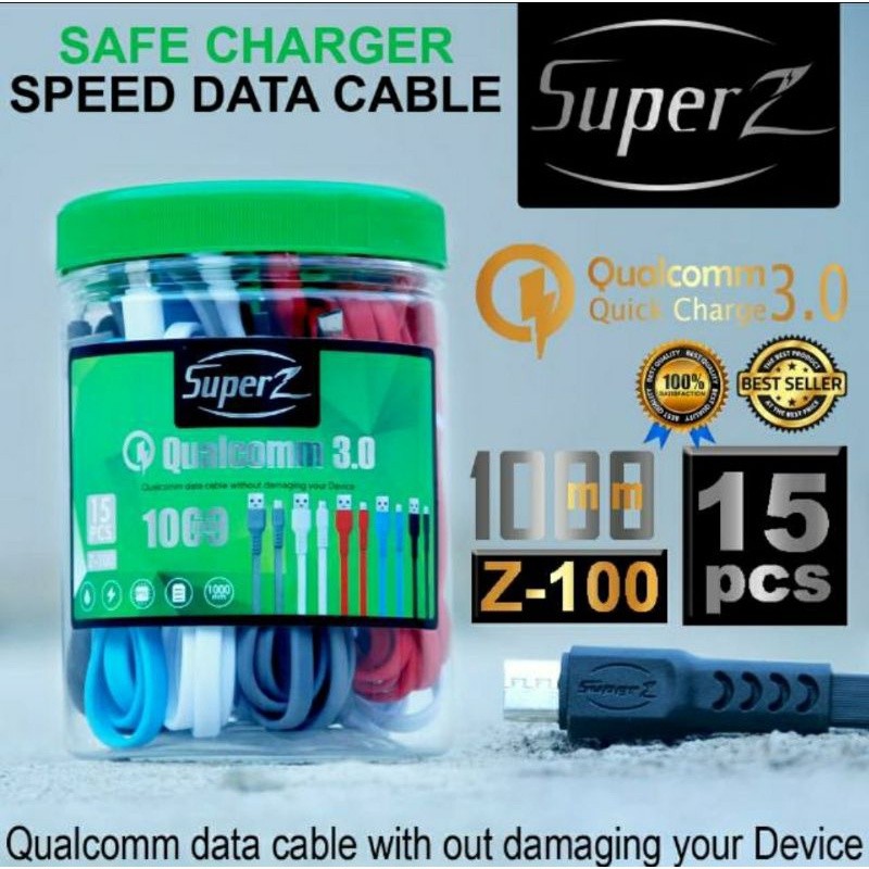 Super Z Qualcomm 3.0 Z-100 Fast Charging Usb Micro and Type C Data ...