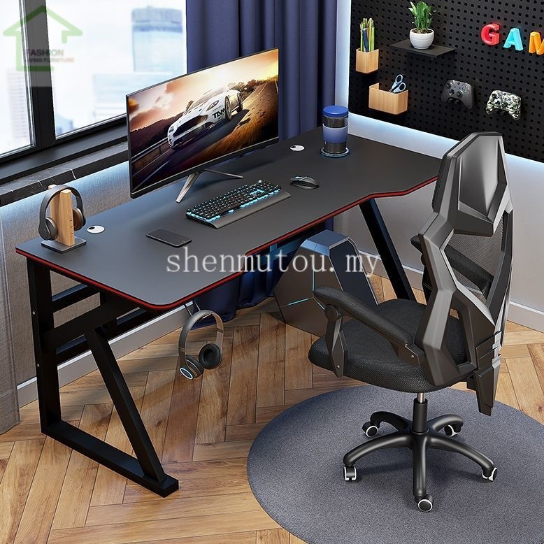 Household Gaming Table Simple Computer Desktop Desk Bedroom Student ...