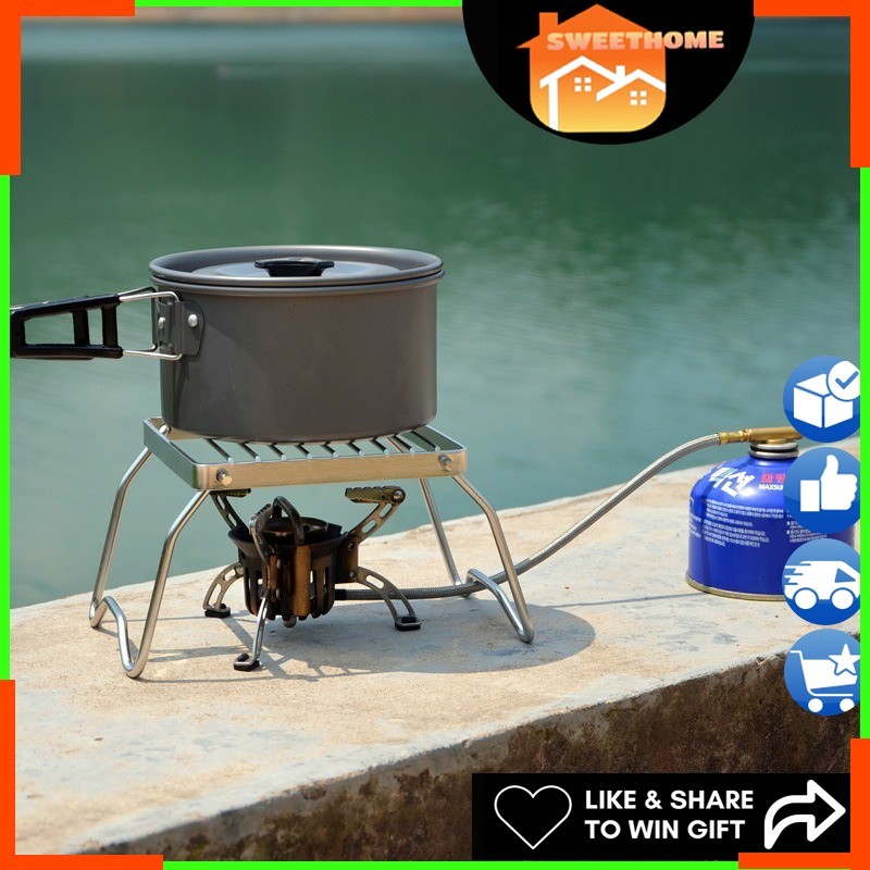 Ecosport Stainless Steel Camping Folding Stove Stand Table Bracket ...