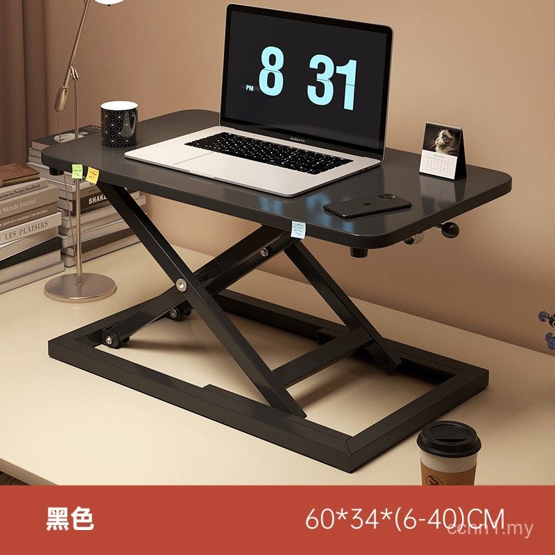 Pendakap komputer Meja angkat meja berdiri Pendakap lipat komputer meja ...