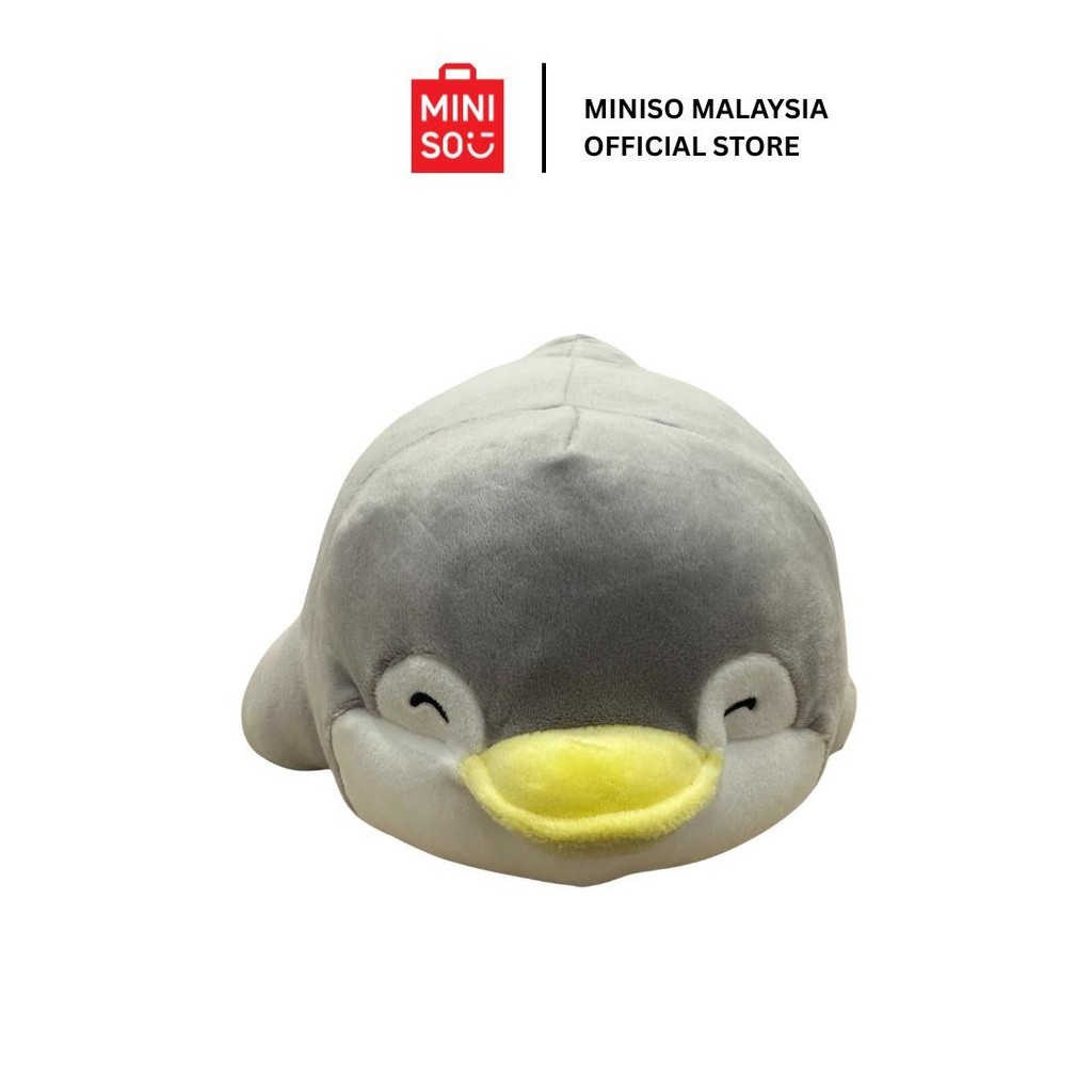MINISO MINI FAMILY Penguin Berbaring Patung Lembut | Lying Plush Toy ...
